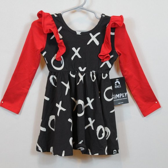 Rags to Raches | Dresses | Rags Long Sleeve Black Essentials Dress With ...